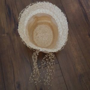 Vintage | Accessories | Vintage Netted Veil Tan Fez Hat | Poshmark